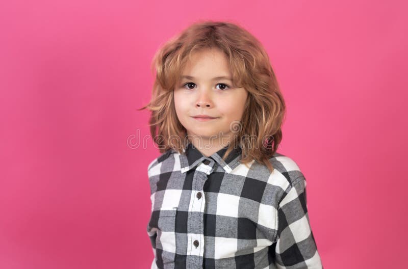 Cute Smiling Child, Isolated Studio Background. Happy Kid, Happy and ...