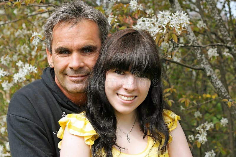 Portrait Dun Père Avec Sa Fille Photo Stock Image Du Gens Amour