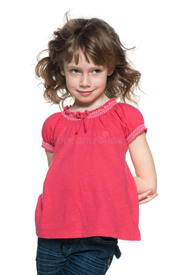 Portrait D'une Fille Rousse Photo stock - Image du fille, enfant: 30335098