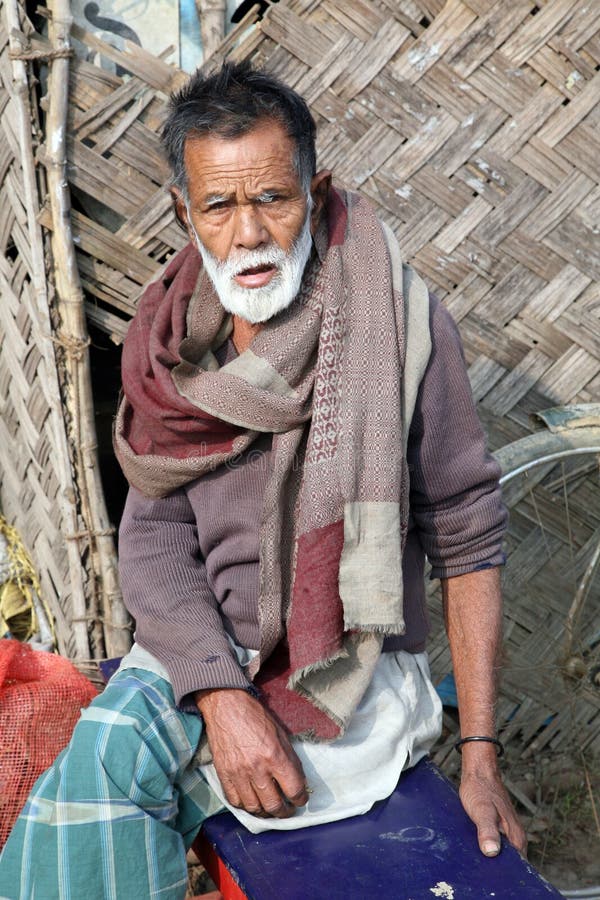 Portrait of a day laborer editorial stock image. Image of india - 21703994