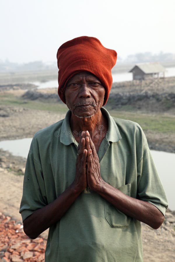Portrait of a day laborer editorial image. Image of india - 21704335