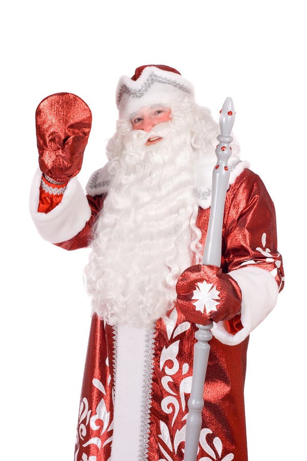 Portrait of a Ded Moroz stock image. Image of costume - 22525303