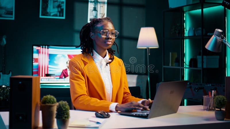 Portrait of Dedicated Pupil Studying Class Materials and Notes Stock ...