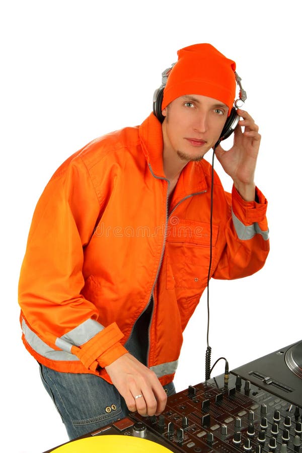 Portrait deejay stock image. Image of adult, head, flyer - 13316873