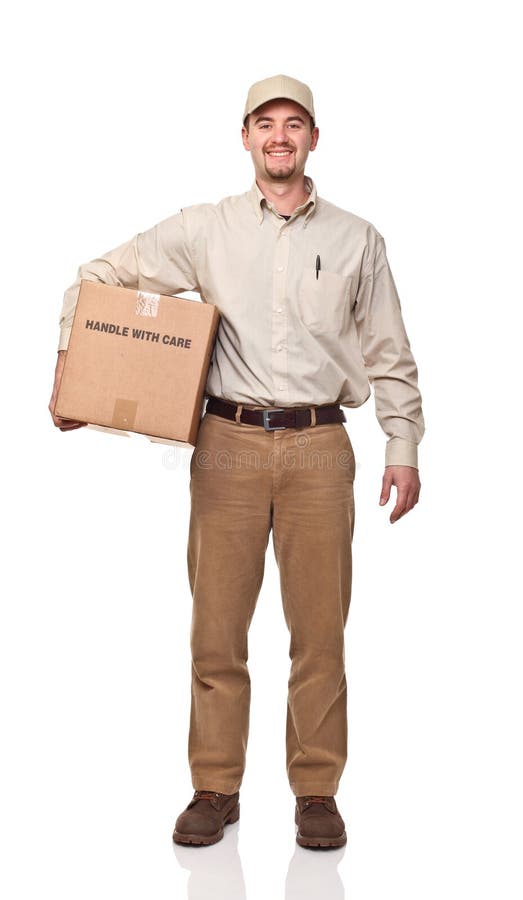 Delivery man stock image. Image of vertical, labor, deliveryman - 30102139