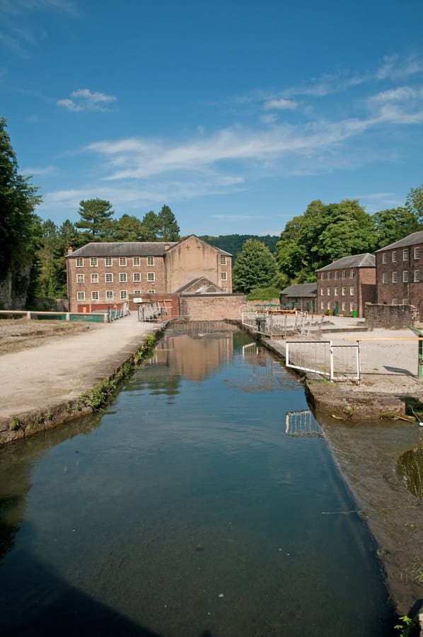Cromford Mill stock image. Image of derbyshire, mill - 43277469