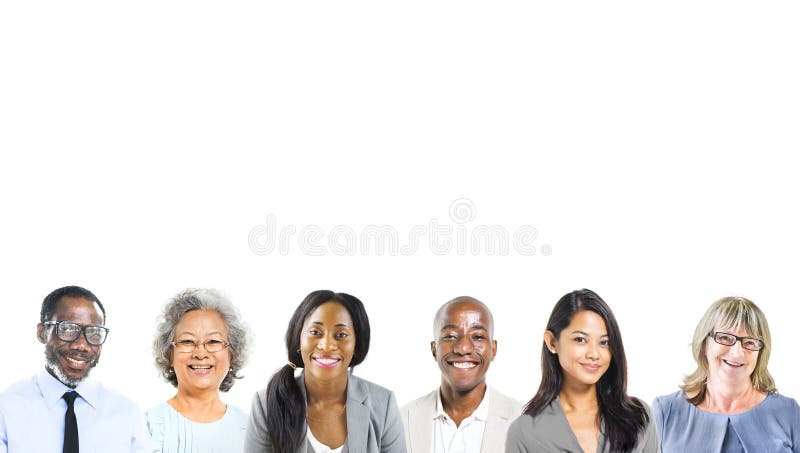 Portrait Des Gens D'affaires Divers Multi-ethniques Image stock - Image ...