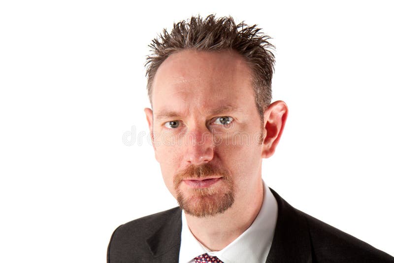 Mann mit Spitzbart-Bart stockfoto. Bild von spitzbart - 31896990