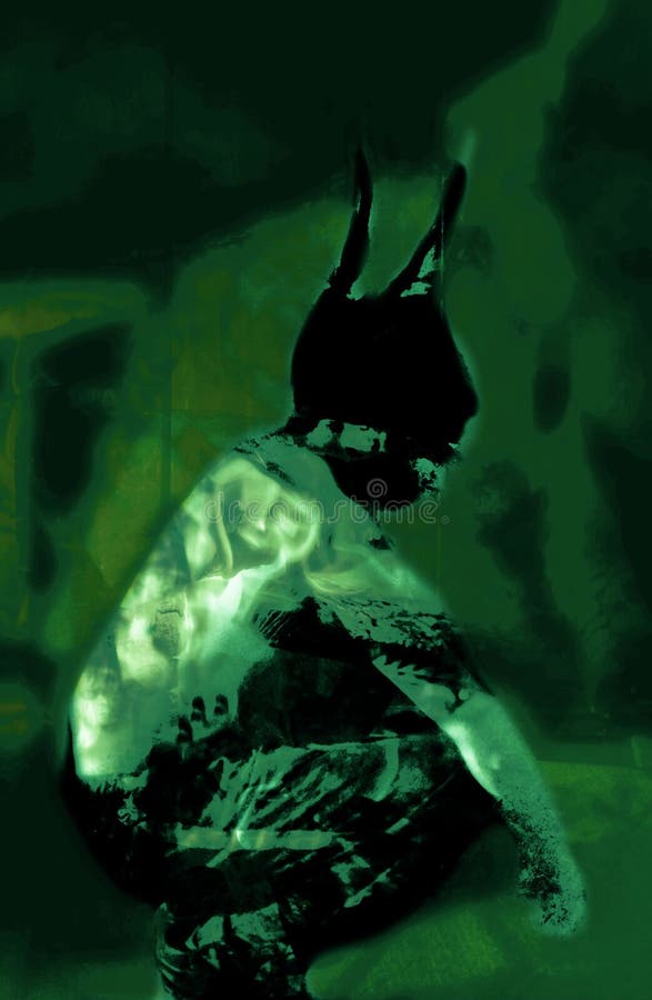 Portrait, Digital Collage and Special Processing. Horned Devil is ...