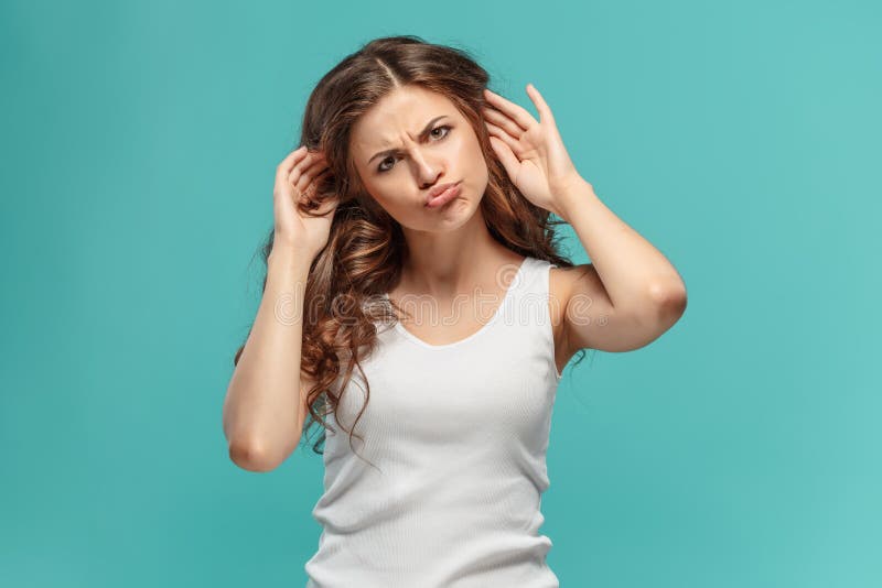 The Portrait of Disaffected Woman Stock Image - Image of attractive ...