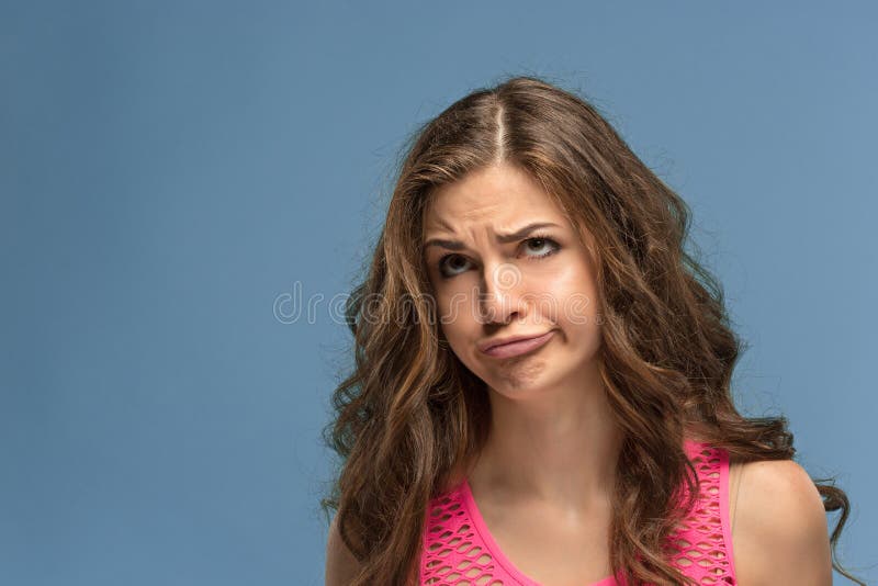 The Portrait of Disaffected Woman Stock Photo - Image of caucasian ...