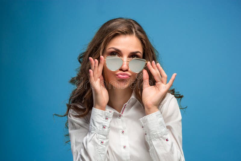 The Portrait of Disaffected Woman Stock Image - Image of attractive ...