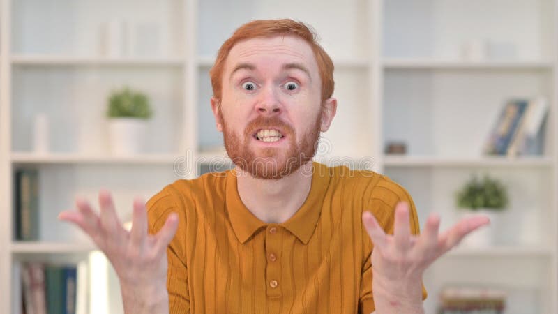 The Portrait of Disappointed Young Man Feeling Angry, Yellow Background ...