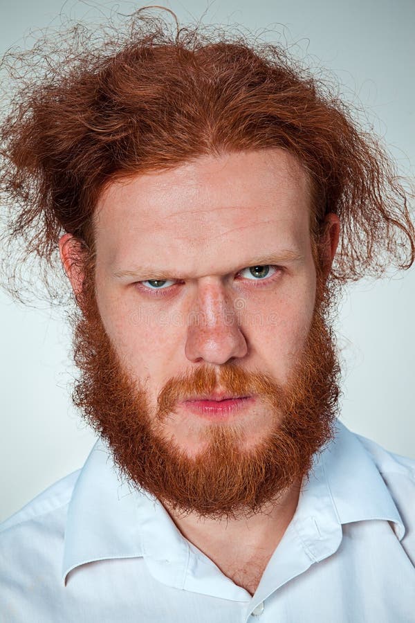 The Portrait of Disgusted Man Stock Photo - Image of angry, fear: 73677166