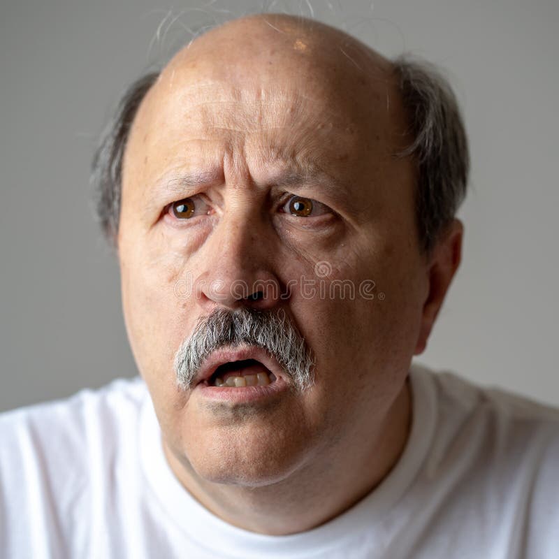Portrait Disorientated Confused Old Man Suffering Alzheimer Stock ... Portrait Disorientated Confused Old Man Suffering Alzheimer Stock ...