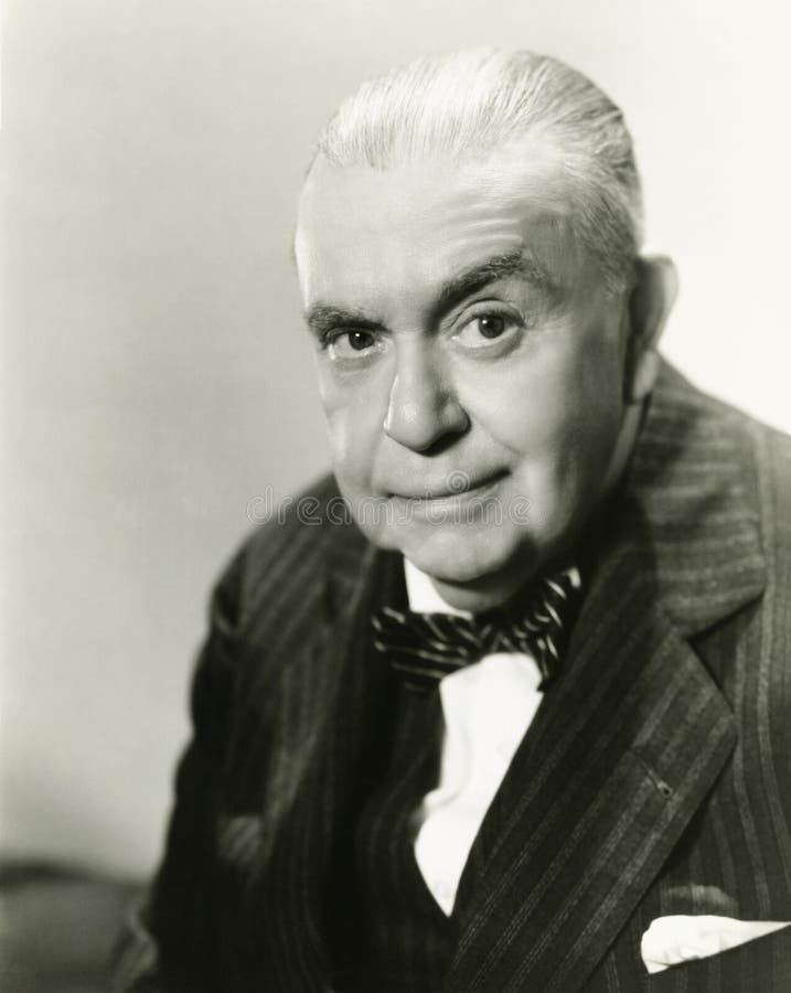 Portrait of a Distinguished Gentleman Stock Photo - Image of black ...