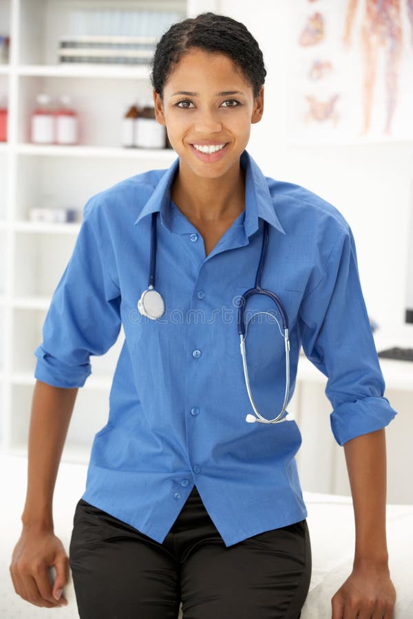 Portrait of Medical Professional Stock Image - Image of concentrating ...