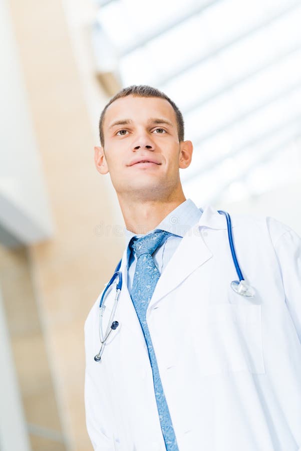 Portrait of doctor stock image. Image of hospital, attendance - 28408749