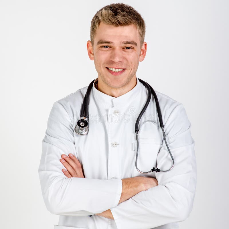 Portrait of Doctor Looking at Camera Stock Photo - Image of people ...