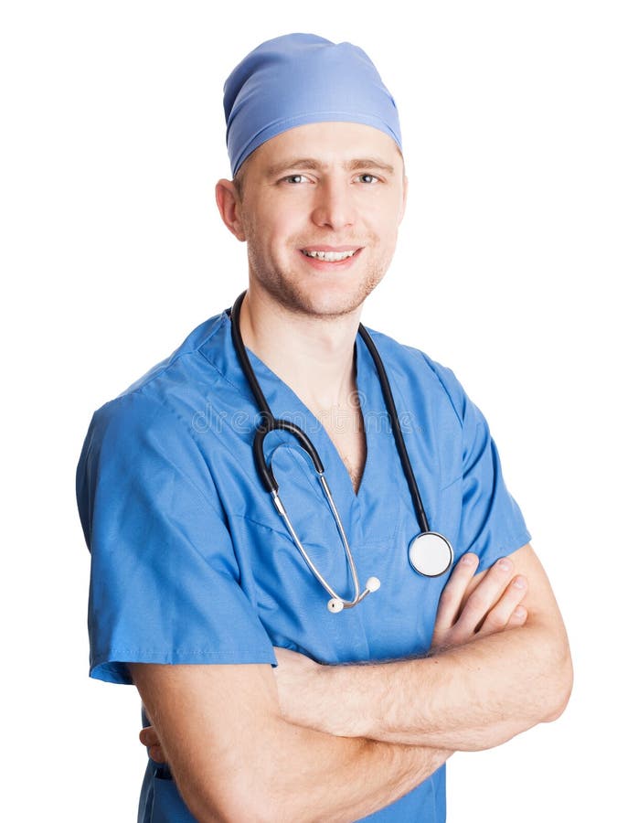 Portrait of a Doctor Smiling Stock Image - Image of hospital, health ...