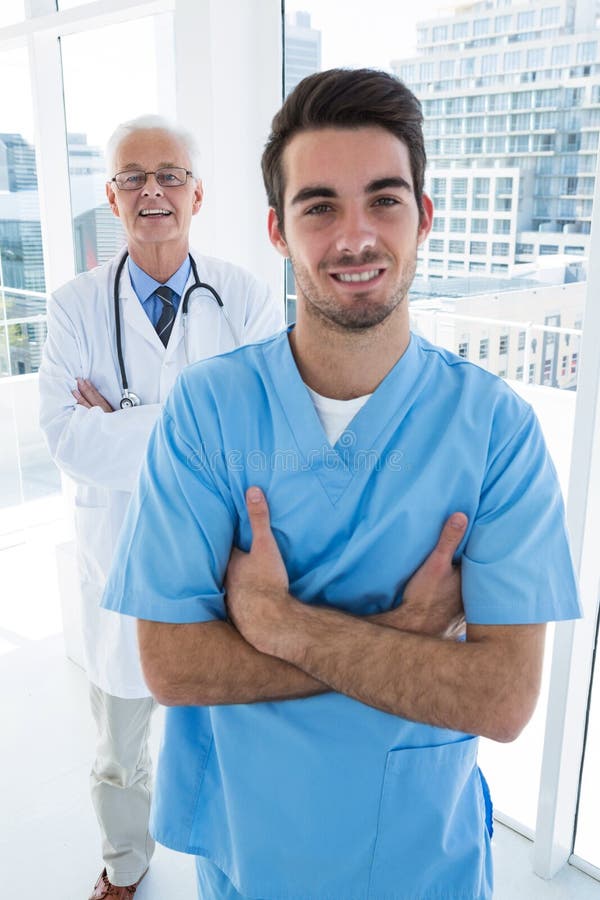 Portrait of Doctor and Surgeon Stock Image - Image of caucasian ...