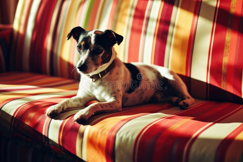 Portrait of a Dog in Pop Art Style, Vintage Style Stock Illustration ...