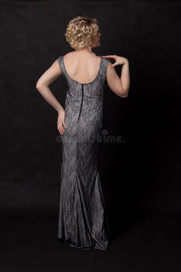 Portrait of Drag Queen. View from the Back Stock Image - Image of ...