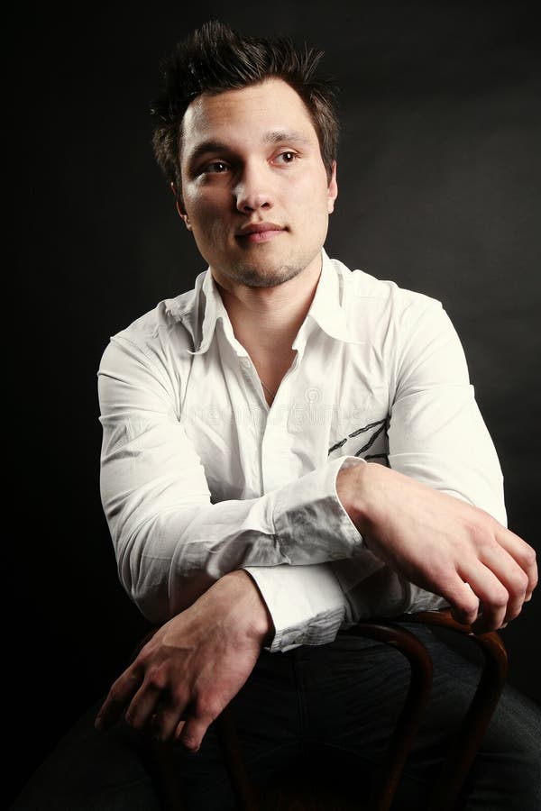 Portrait of a dreamer stock photo. Image of beautiful - 4446552