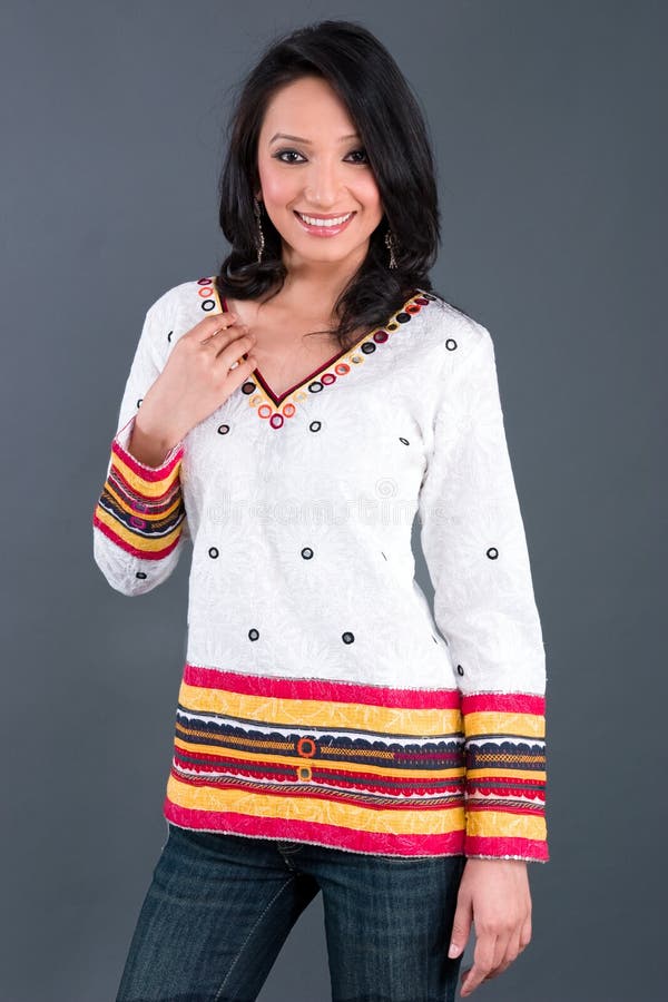 Portrait of an East Indian stock image. Image of fashion - 2996829