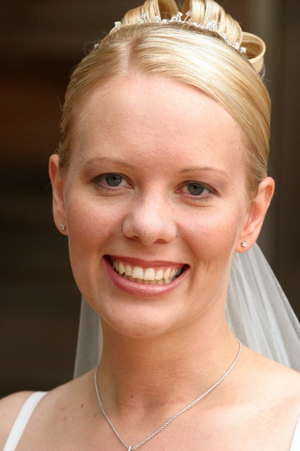 Portrait einer Braut stockfoto. Bild von leben, hochzeit - 2243944