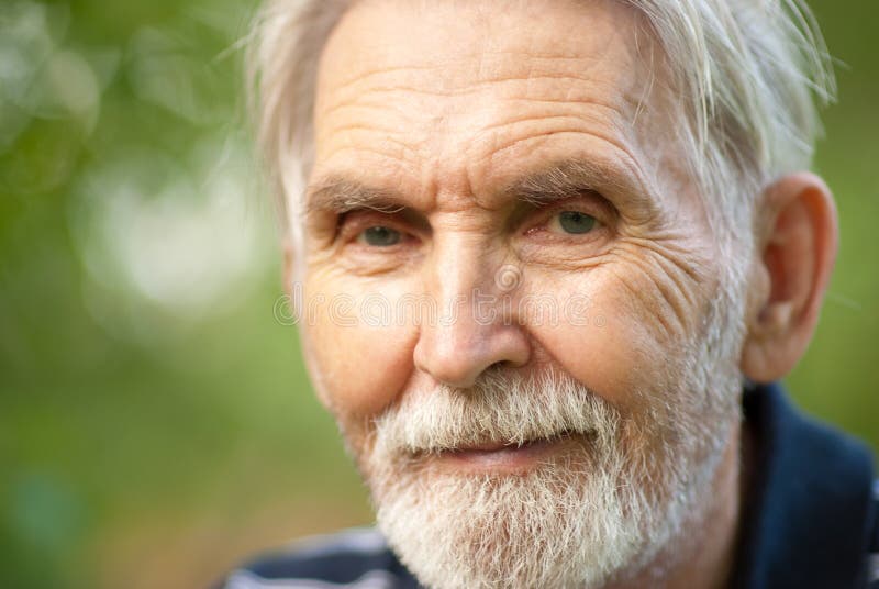 Portrait of elderly man stock photo. Image of beautiful - 12988974
