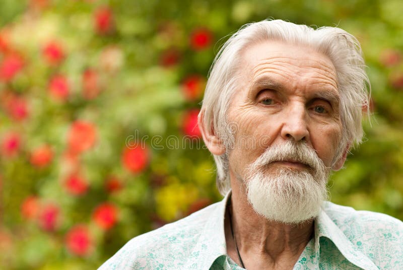 Old man stock image. Image of adult, park, bokeh, older - 39384839