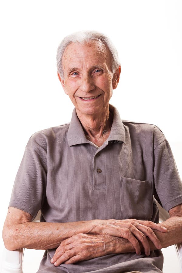 Portrait of Elderly Senior Men Stock Photo - Image of male, looking ...