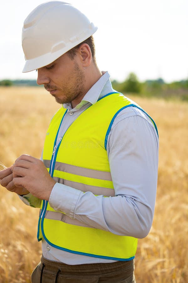 Portrait of an Electrical Engineer, Field Engineer, Foreman, Owner ...