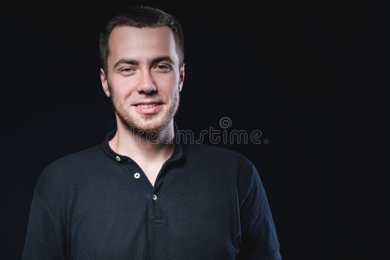 Handsome and Brooding. Studio Shot of a Bare-chest and Fit Young Man ...