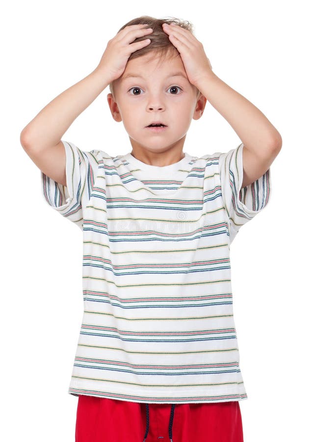 Worried child stock image. Image of child, expression - 22878915