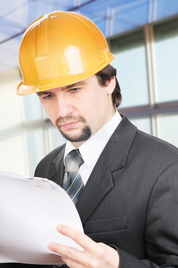 Adult engineer stock image. Image of coat, amusing, male - 8280819