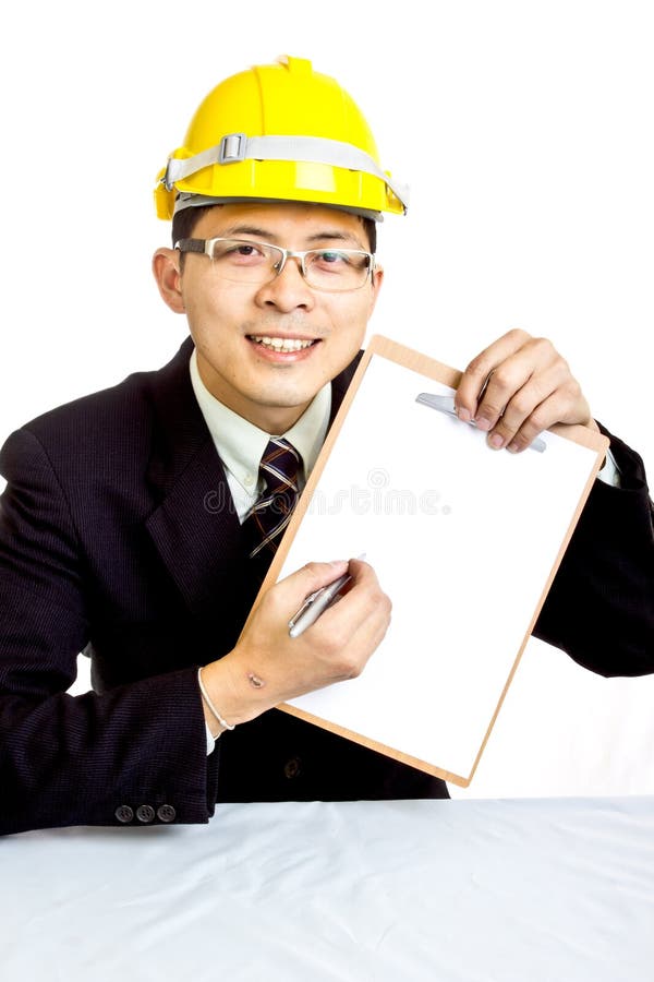 Portrait engineer stock image. Image of meeting, point - 30006173