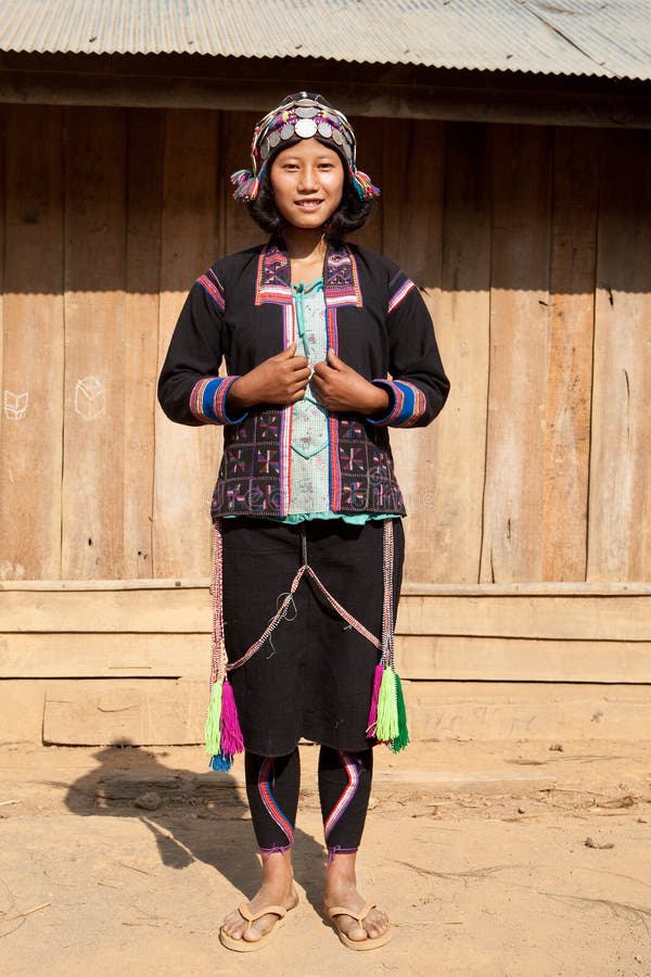 Portrait Ethnic Group Silo in Laos Stock Image - Image of group, ethnic ...