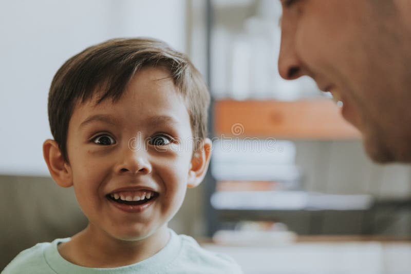Portrait of an excited boy stock image. Image of male - 125420421