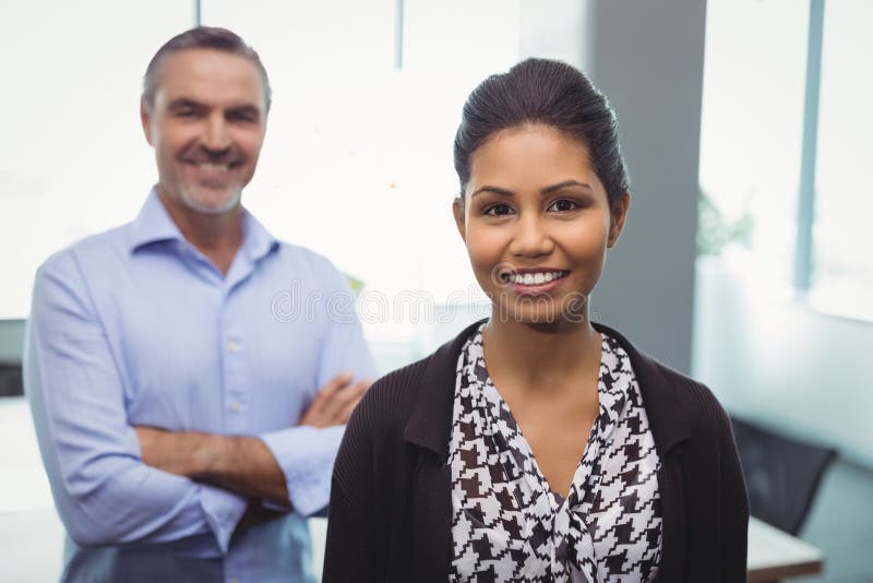 Portrait of Executives Standing Together Stock Image - Image of people ...
