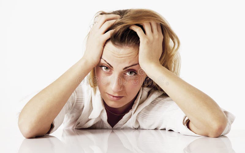 Portrait of Exhausted and Tired Business Woman in the Office De Stock ... Portrait of Exhausted and Tired Business Woman in the Office De Stock ...