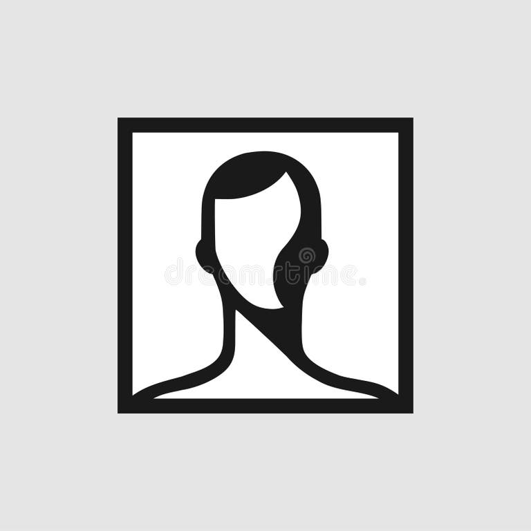 Portrait face icon stock vector. Illustration of icon - 309080747