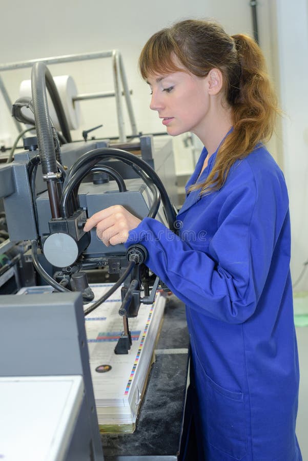 Portrait Factory Cable Worker Stock Image - Image of manufacturing ...