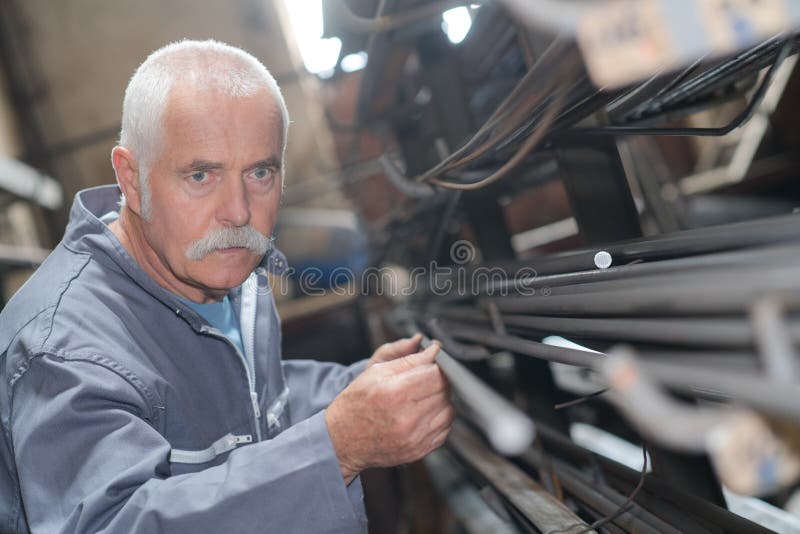 Portrait factory worker stock photo. Image of fabrication - 186441242