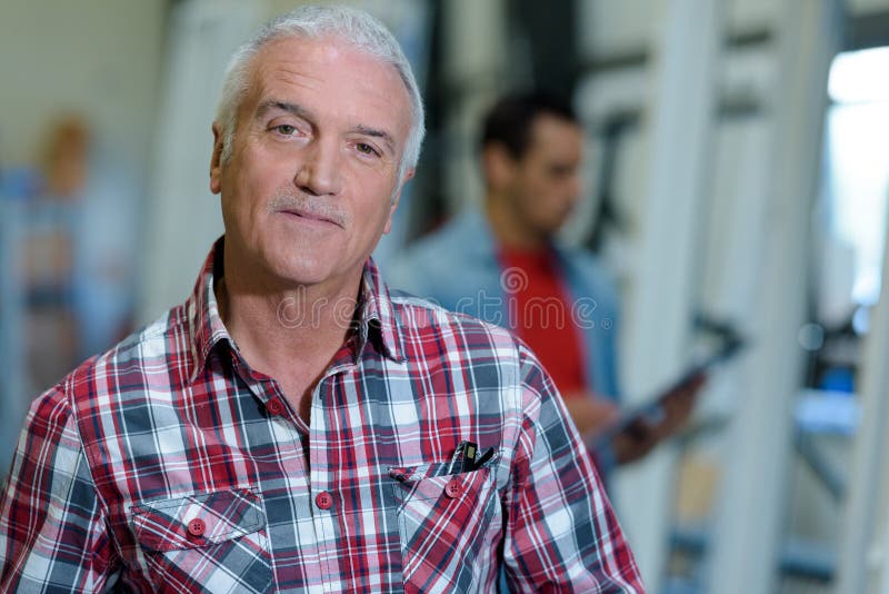 Portrait Factory Worker Portrait Stock Photo - Image of engineer ...