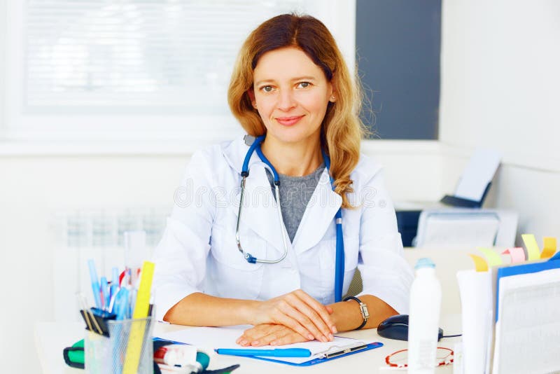 Portrait of family doctor stock photo. Image of family - 46709856
