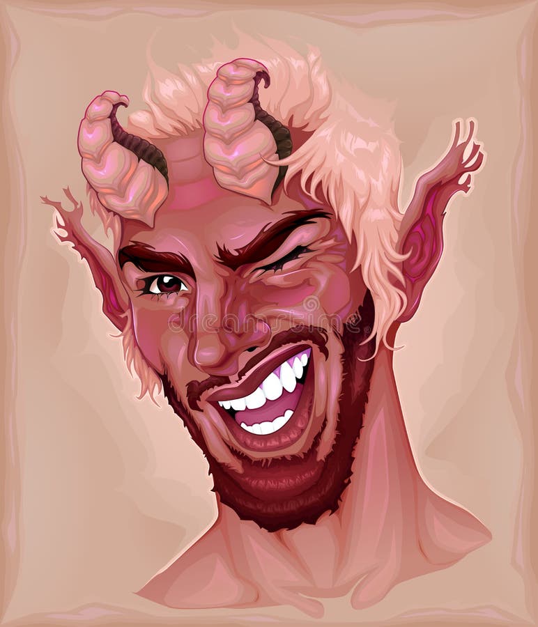 Faun Vector Icon on White Background. Flat Vector Faun Icon Symbol Sign ...