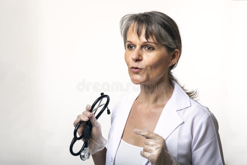 Portrait of a Female General Practisioner Stock Image - Image of ...