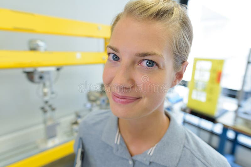 Portrait female engineer stock image. Image of person - 186440769